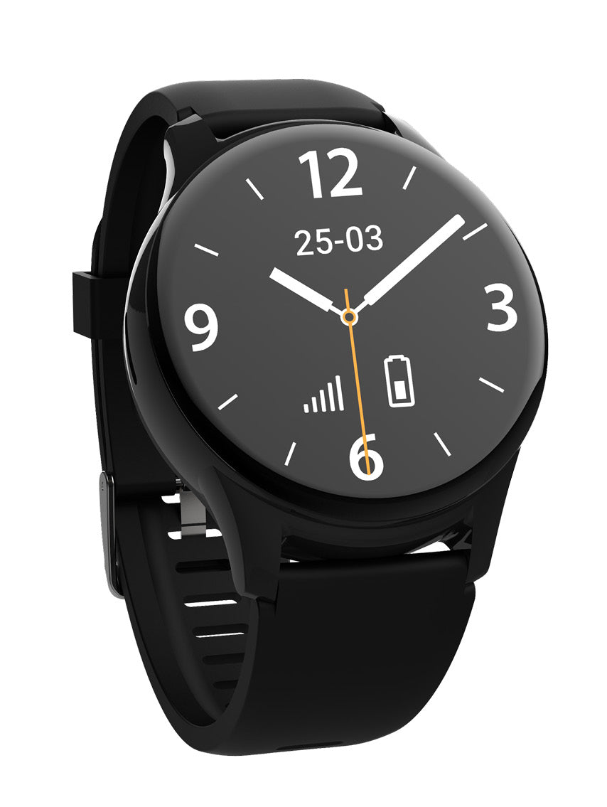 JAMES Notfalluhr Model R8 im runden Look – Wellsana